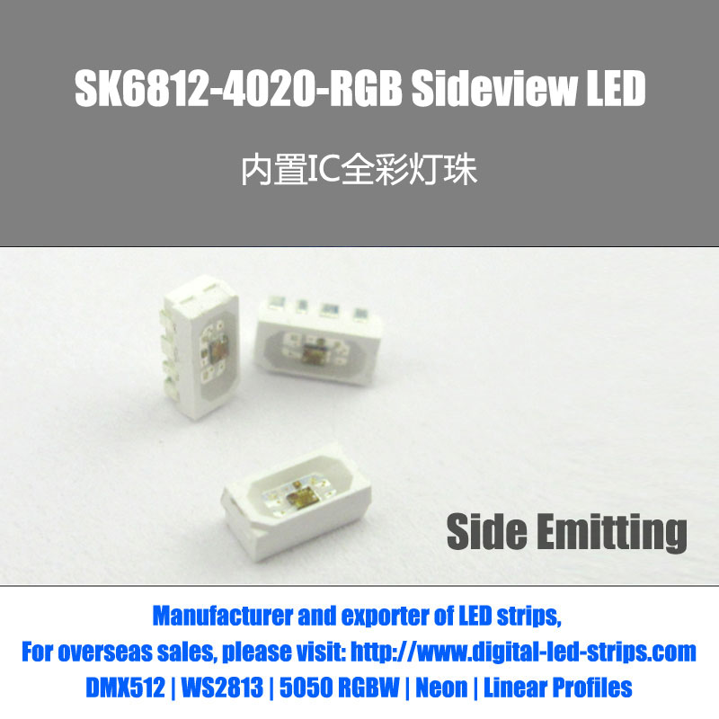 SK6812 4020 RGB Side Emitting Smart LED - Allcoola